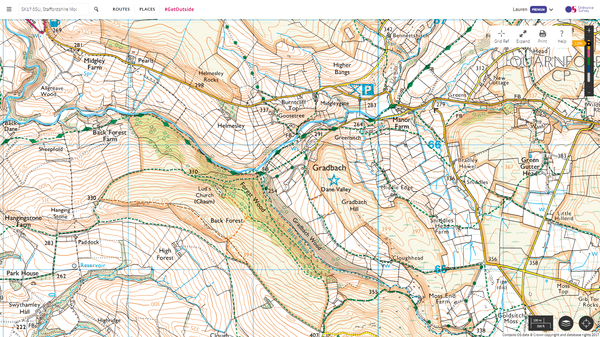 Gradbach map – The Helpful Hiker